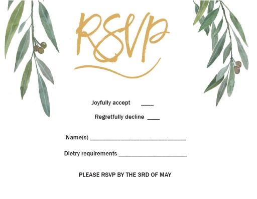 Rsvp Cards, Australia's Best Local Designs