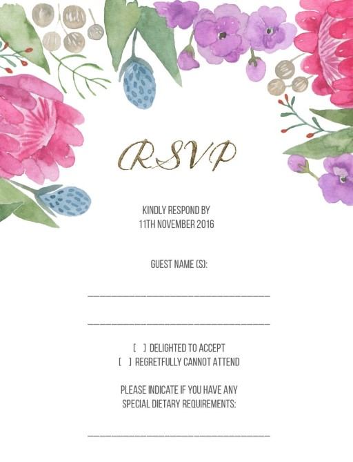 Rsvp Cards, Australia's Best Local Designs