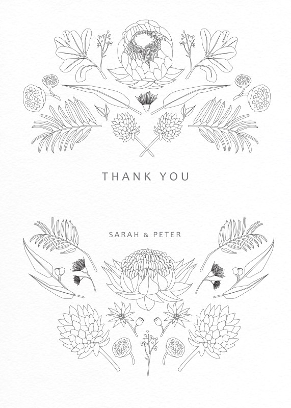 Australian Native Colour In | DP | Thank You Cards