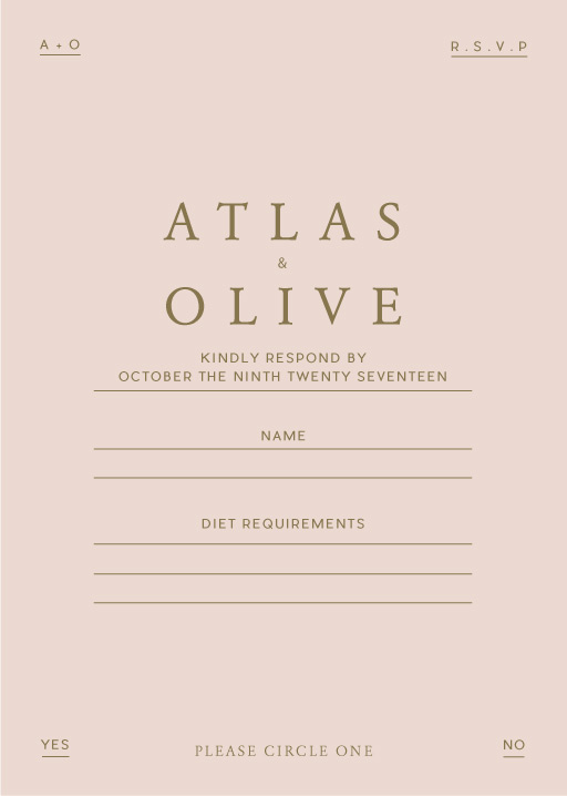 Rsvp Cards & Rsvp Card Design. Only On Paperlust